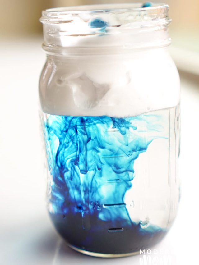 Rain Cloud in a Jar Science Experiment - Modern Mom Life