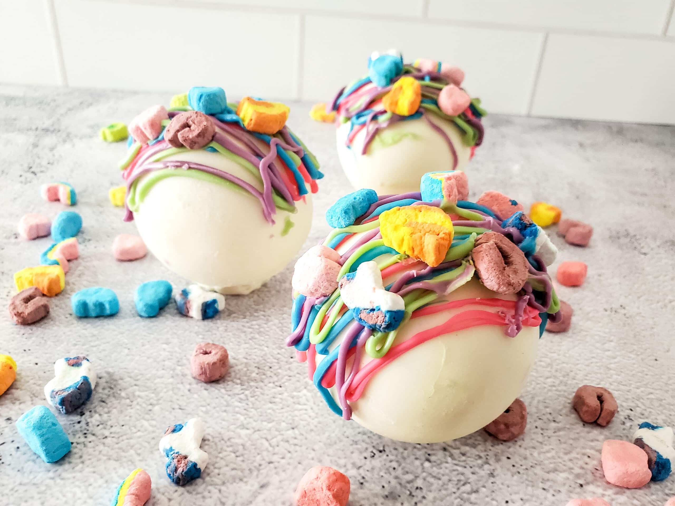 Lucky Charms Hot Chocolate Bombs - Modern Mom Life
