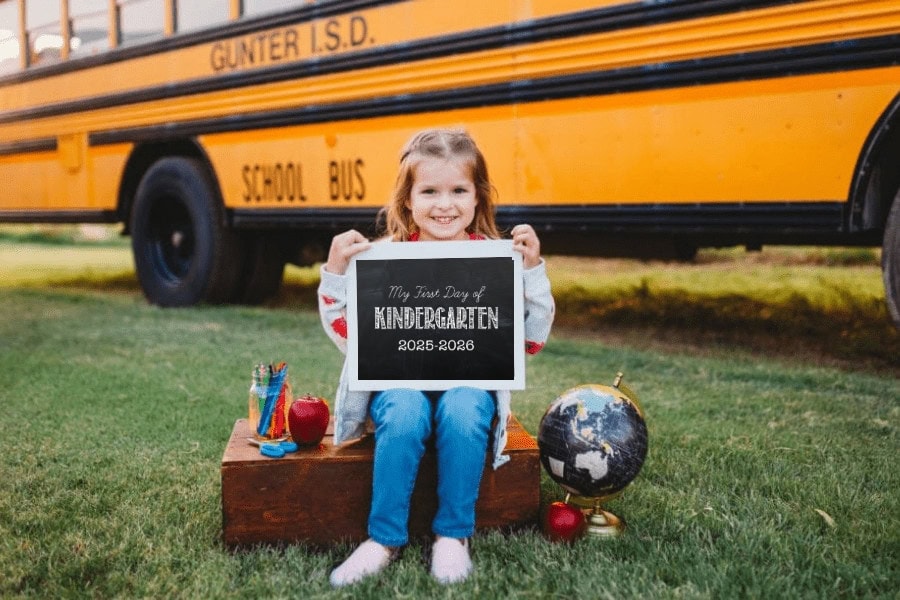 FREE 2025-2026 First Day of School Signs for All Grades - Modern Mom Life