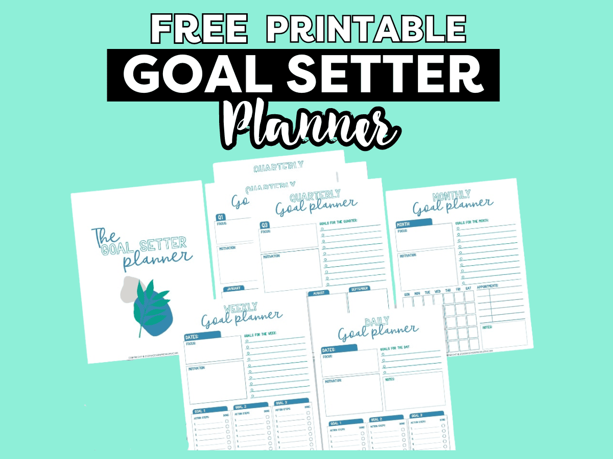 Free Printable Goal Planner - Modern Mom Life