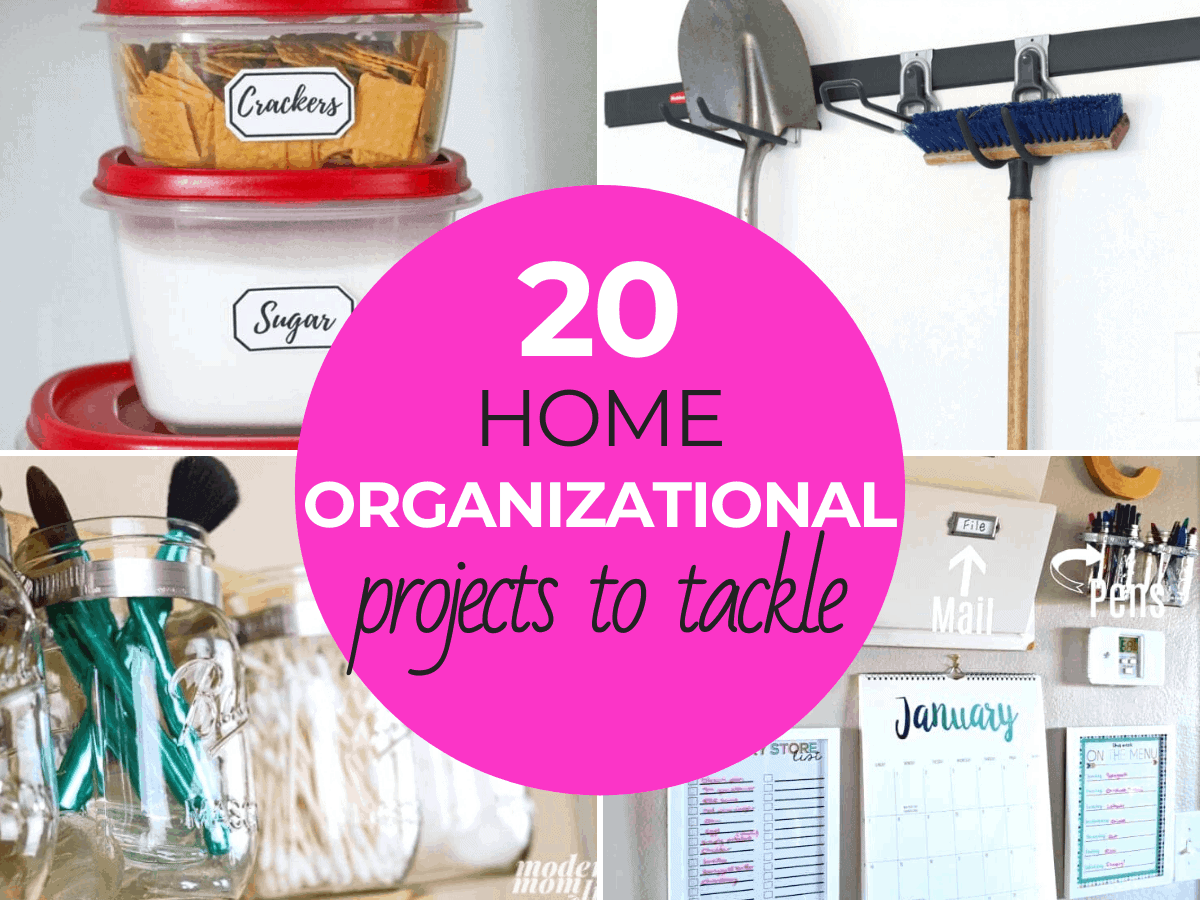 20 Home Organization Projects to Tackle Over a Weekend - Modern Mom Life