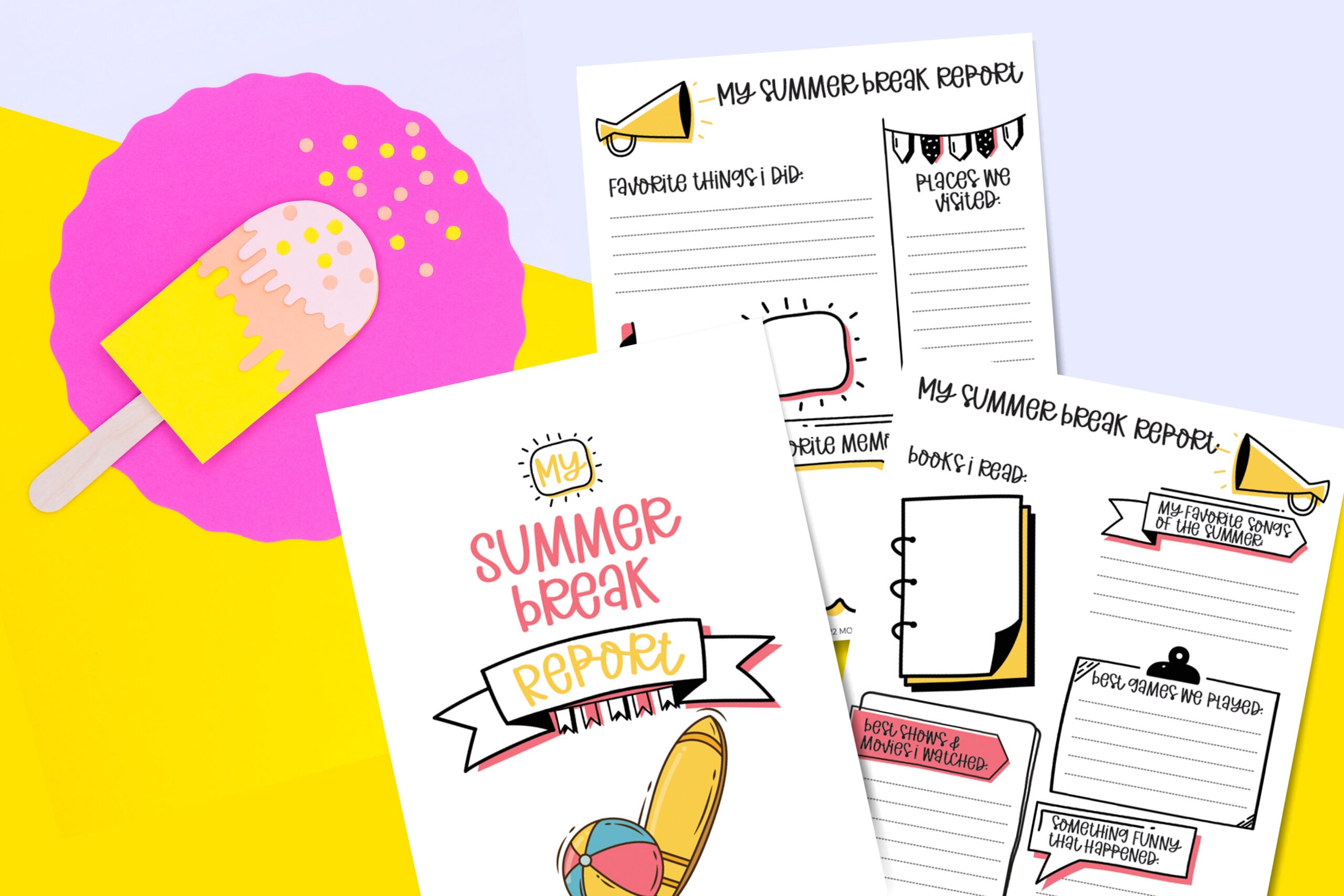 All About My Summer Worksheets - Modern Mom Life