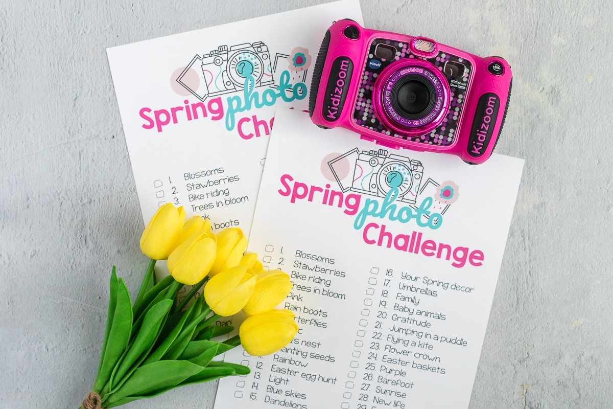 Free Spring Photo Scavenger Hunt Game for Kids - Modern Mom Life
